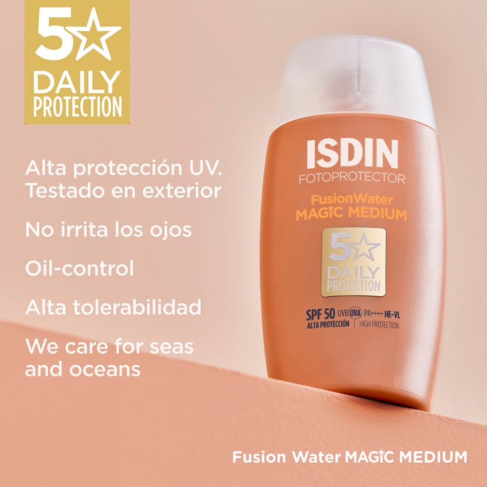 Fotoprotector Fusion Water Magic Color Medium Spf50 50ml | Cruz Verde